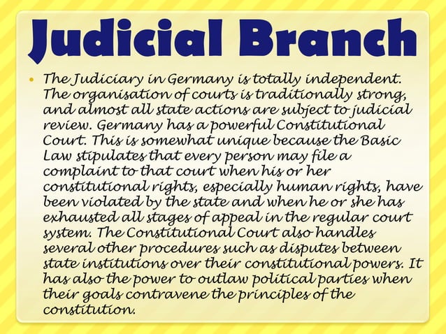 Political system of germany | PPTX