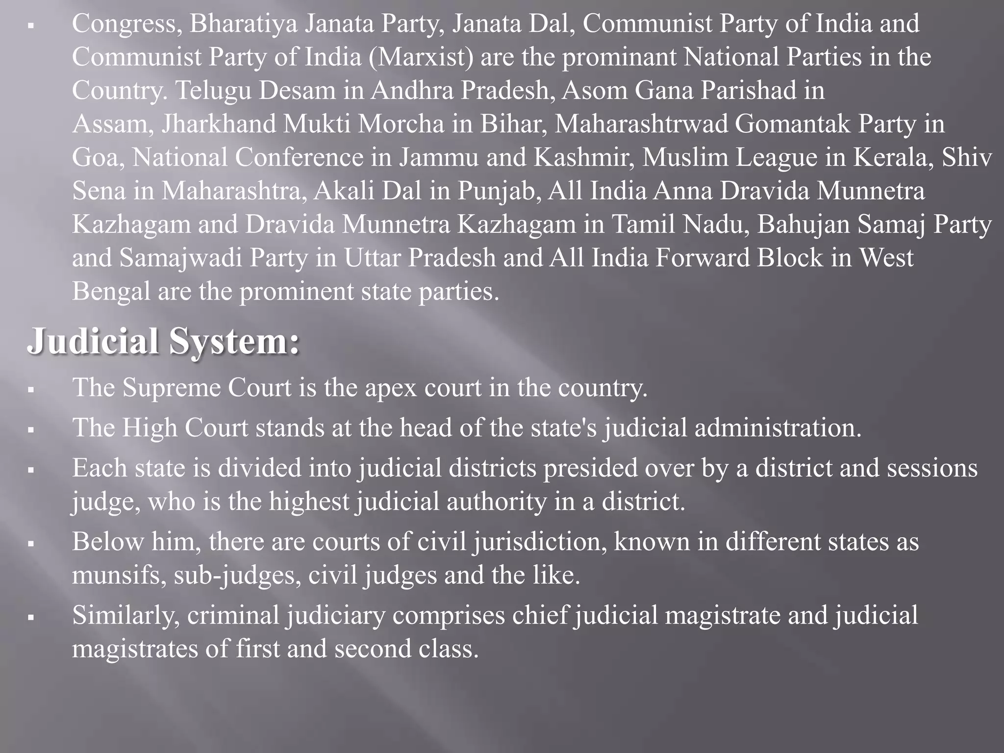 Political system of india | PPTX