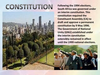 Political system of south africa | PPTX