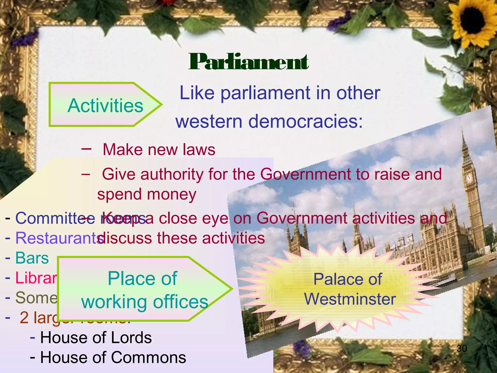 Political system of the uk | PPT