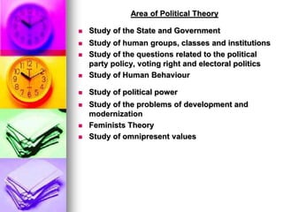 POLITICAL THEORY.pdf better understandng | PDF
