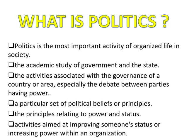 Political theory- An introduction | PPTX | Politics