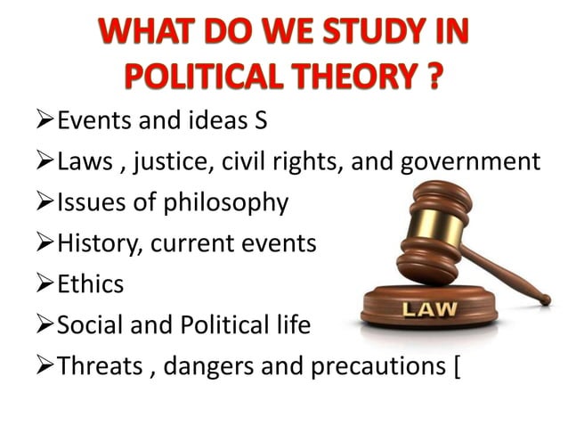 Political theory- An introduction | PPTX | Politics