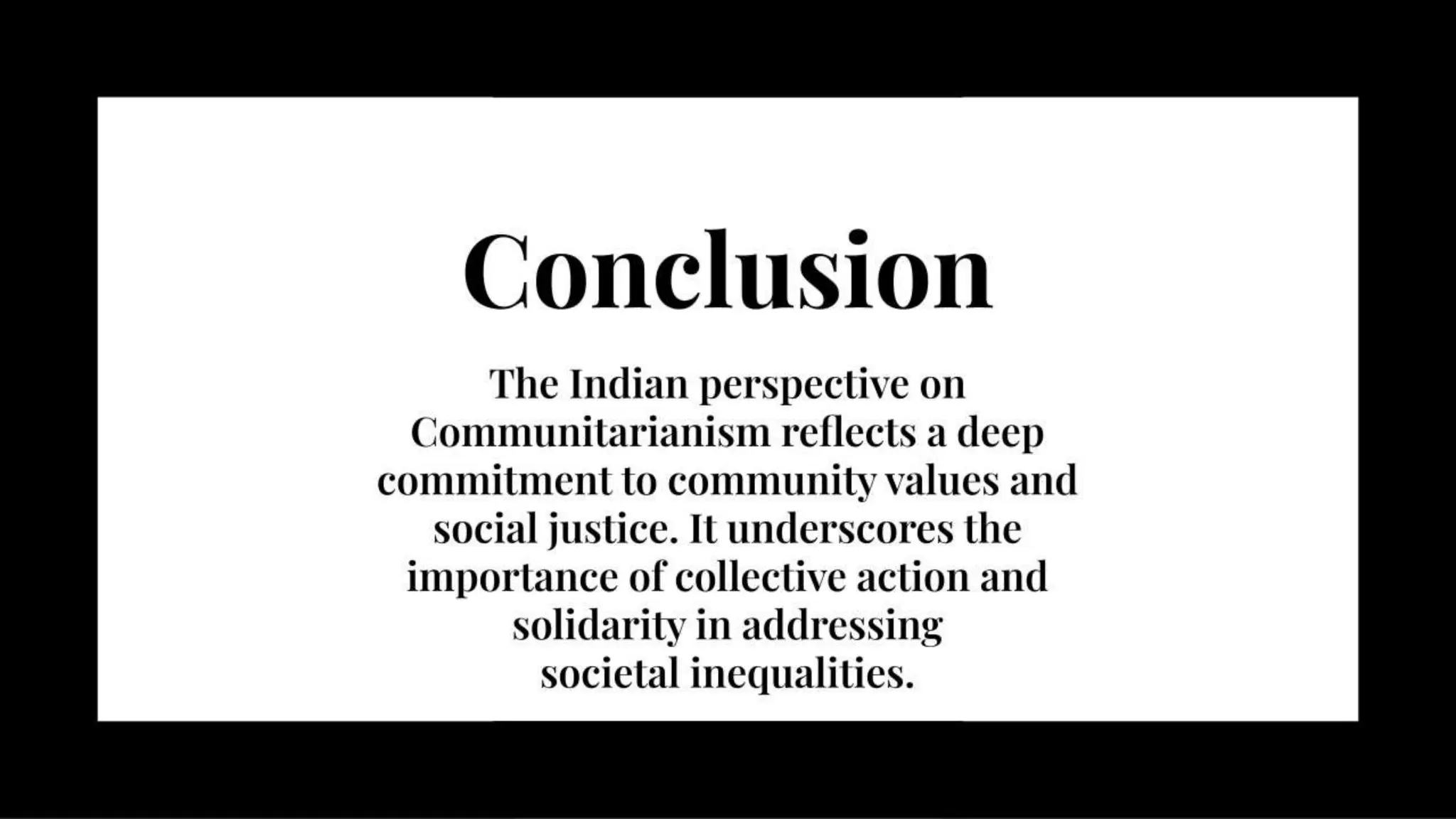 Communitarianism|Political theory|phiolosophy | PPTX | Science