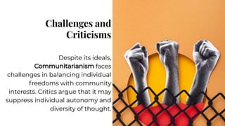 Communitarianism|Political theory|phiolosophy | PPTX