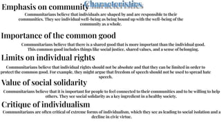 Communitarianism|Political theory|phiolosophy | PPTX