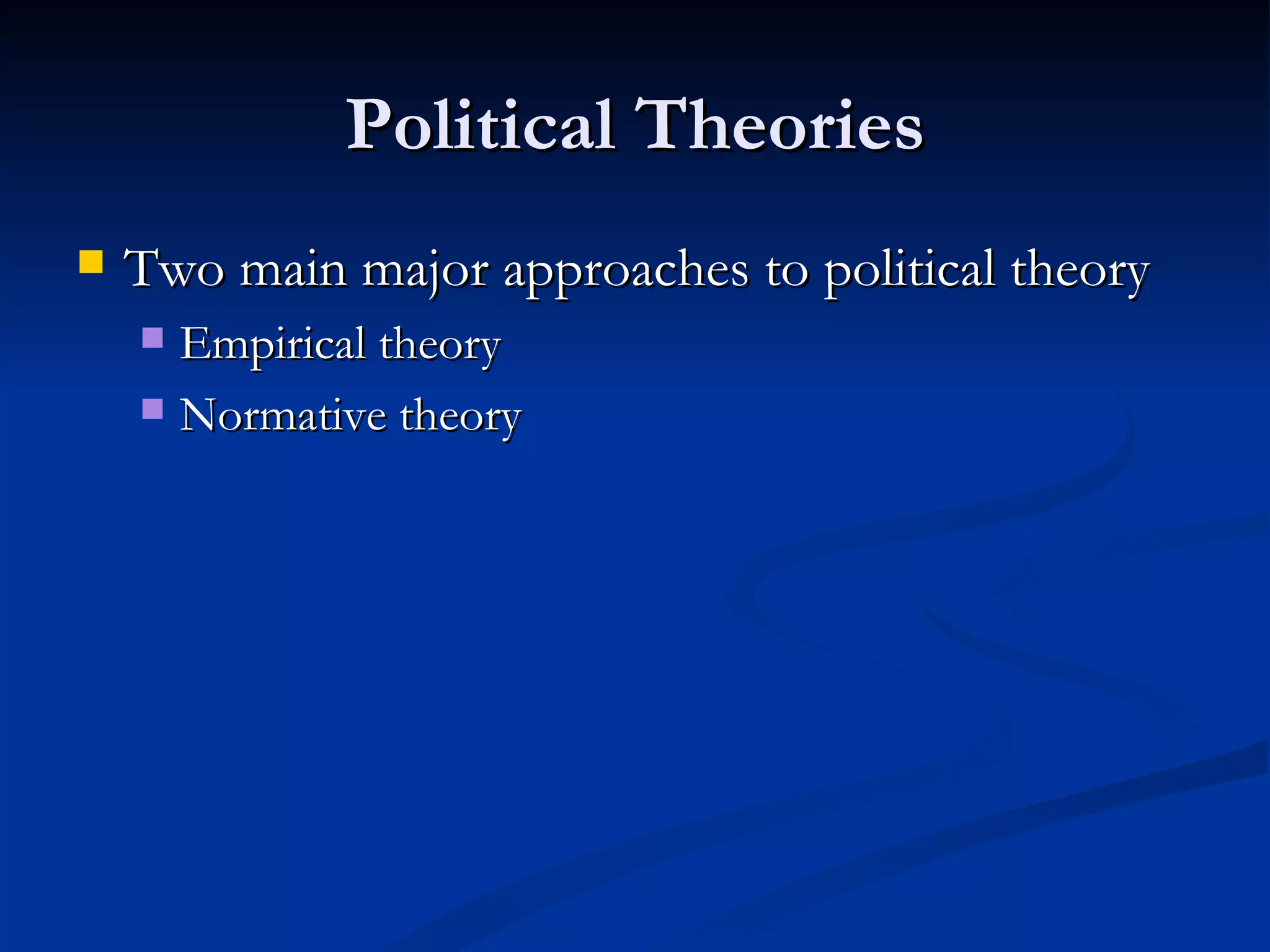 Political theory vs. political ideology2 | PPT