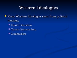 Political theory vs. political ideology2 | PPT