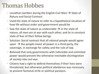 Political Thinkers | PPTX
