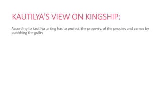 POLITICAL THOUGHT OF KAUTILYA.pptx