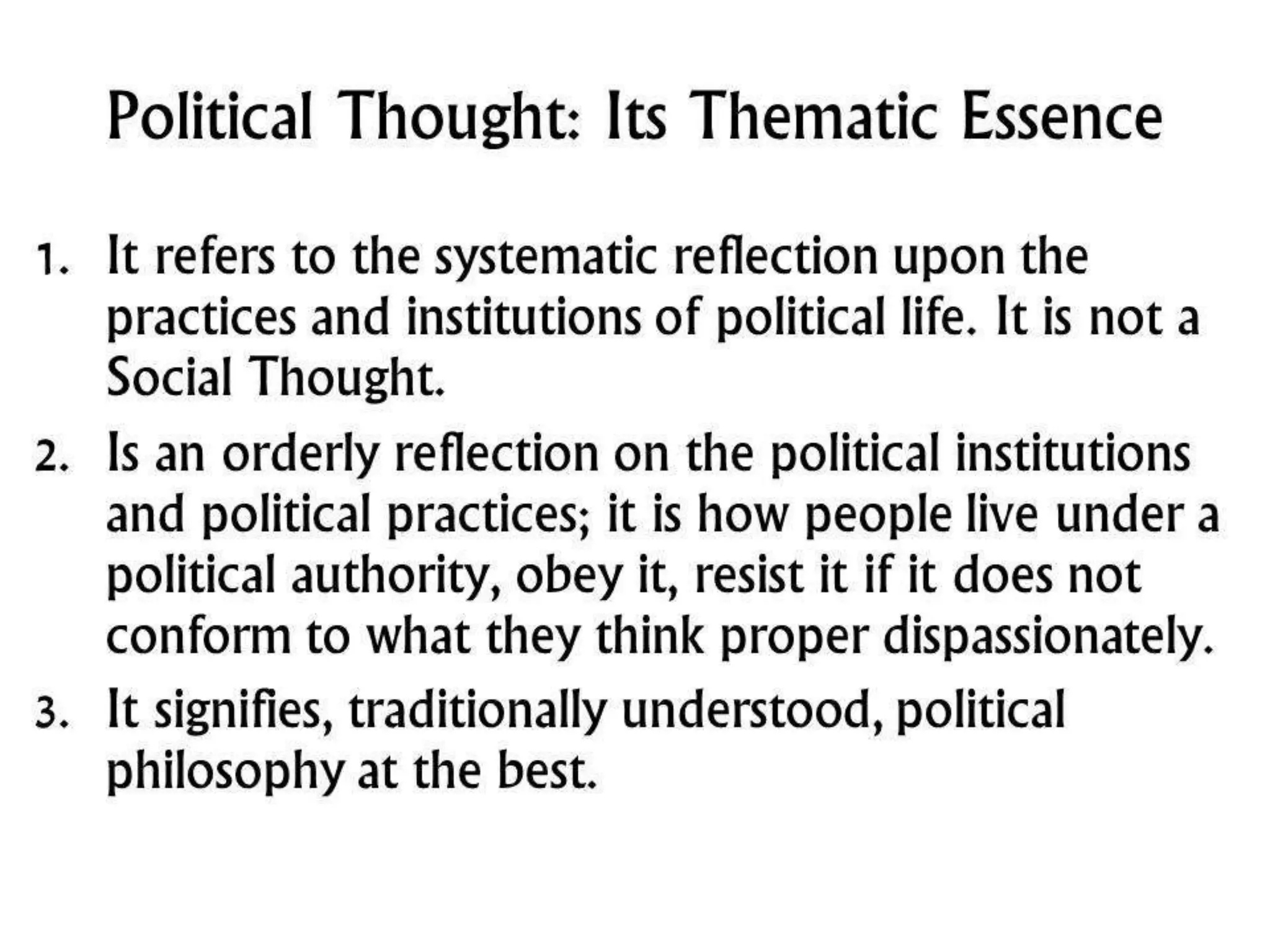 Political thought posting | PPTX