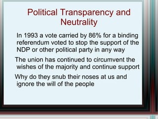 Political Transparency | PPT