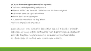 Politica monetaria | PPTX