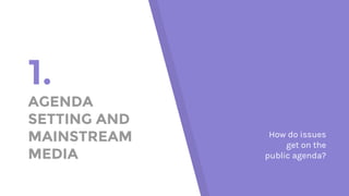 Politicians and the policy agenda | PPT