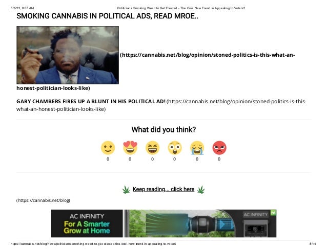 Politicians Smoking Cannabis to Get Elected? | PDF | Illegal Drugs ...