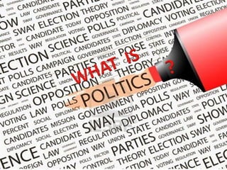 politics as a career | PPTX