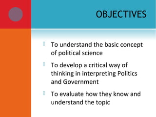 POLITICS and GOVERNANCE with CONSTITUTION | PPT
