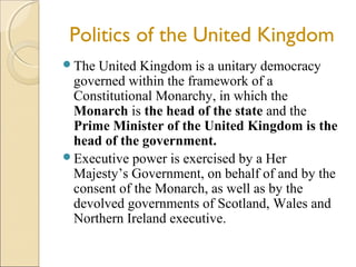 Politics of the United Kingdom | PPT