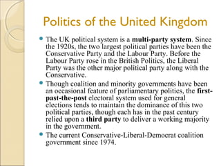 Politics of the United Kingdom | PPT