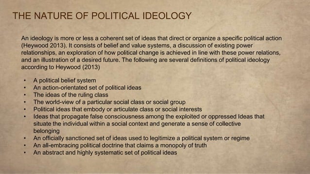 POLITICAL IDEAS AND IDEOLOGIES................,. | PPTX