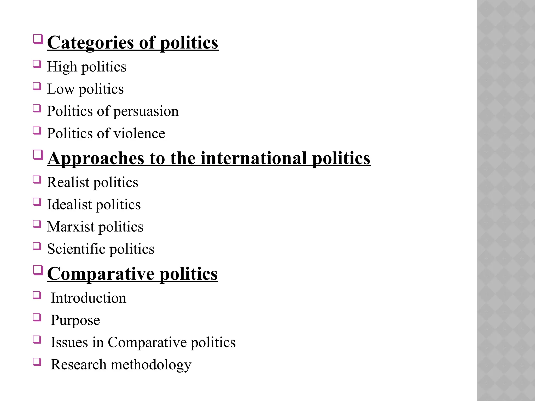 Politics.pptx about understanding politics | PPTX