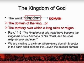 Politics - A Kingdom Imperative | PPT
