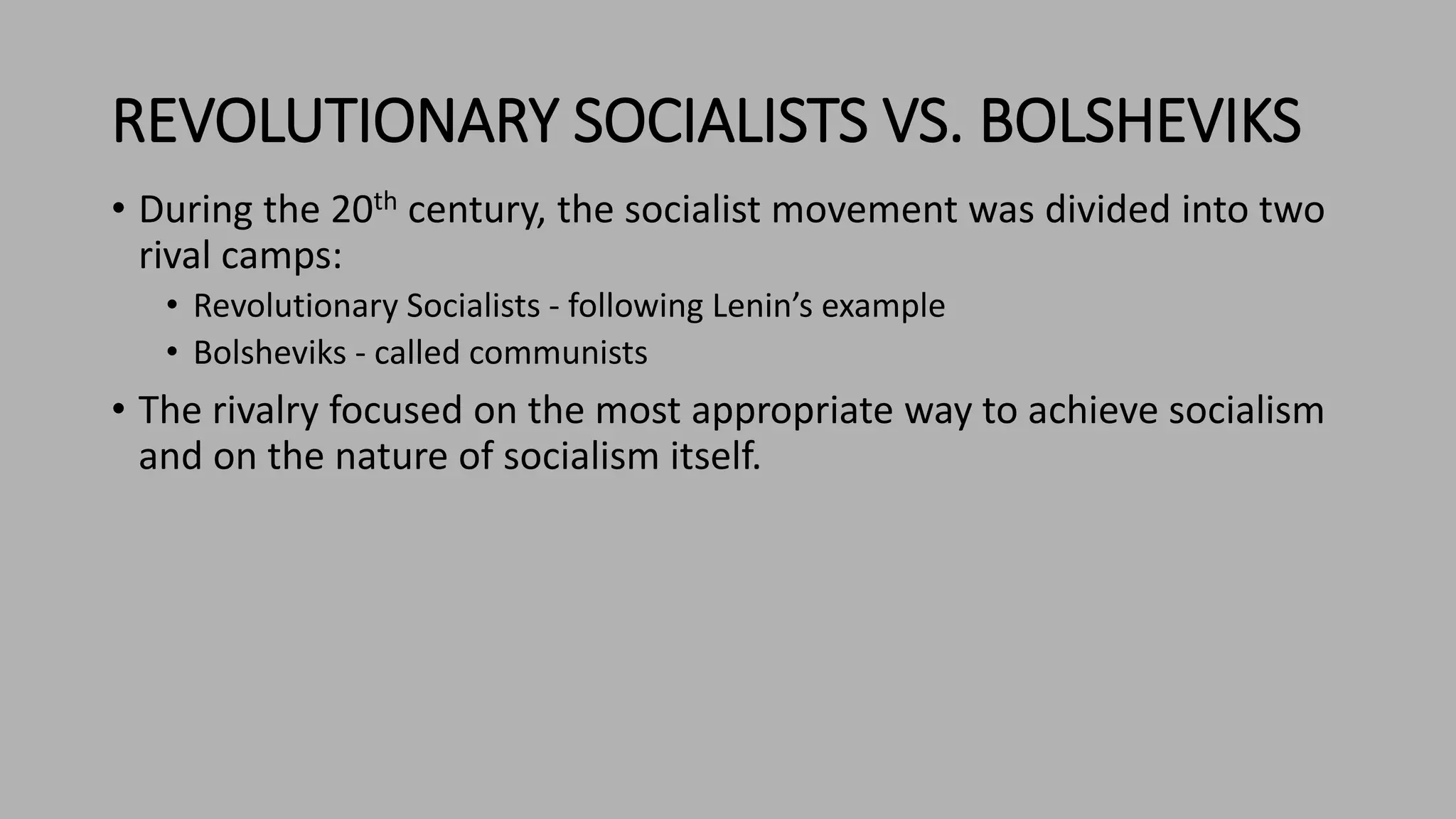 POLITICAL IDEOLOGIES - THE SOCIALISM | PPTX