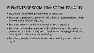 POLITICAL IDEOLOGIES - THE SOCIALISM | PPTX