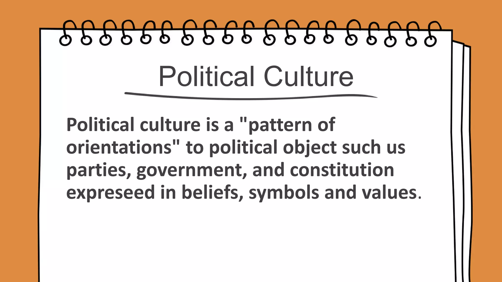 POLITICAL CULTURE | PPTX