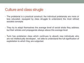 Politics and culture-Antonio Gramsci | PPTX