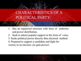 Politics and governance | PPTX