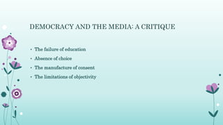 Politics and media | PPT