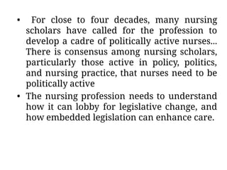 Politics and policy making in Nursing Profession.pdf