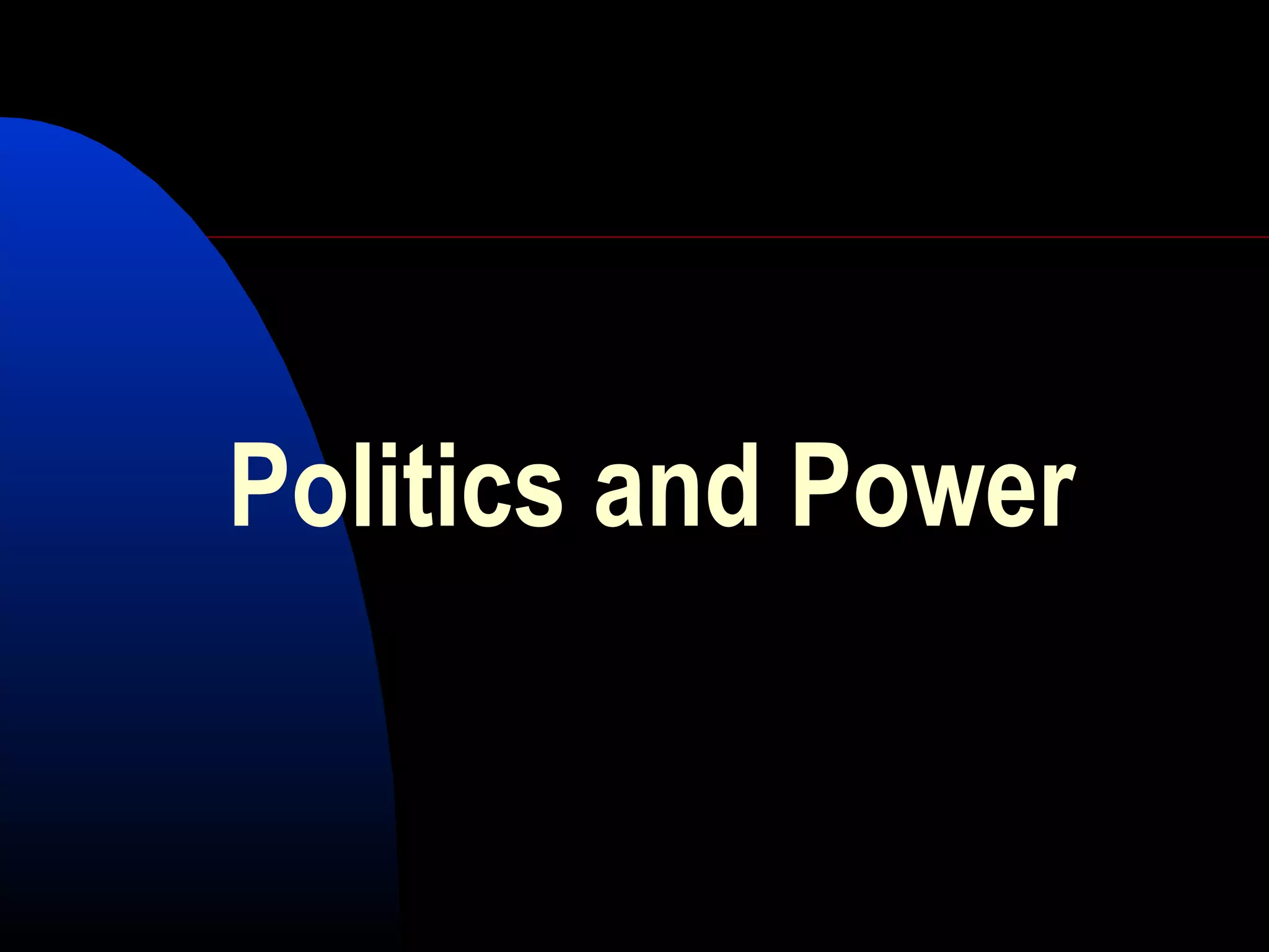 Politics and power | PPT