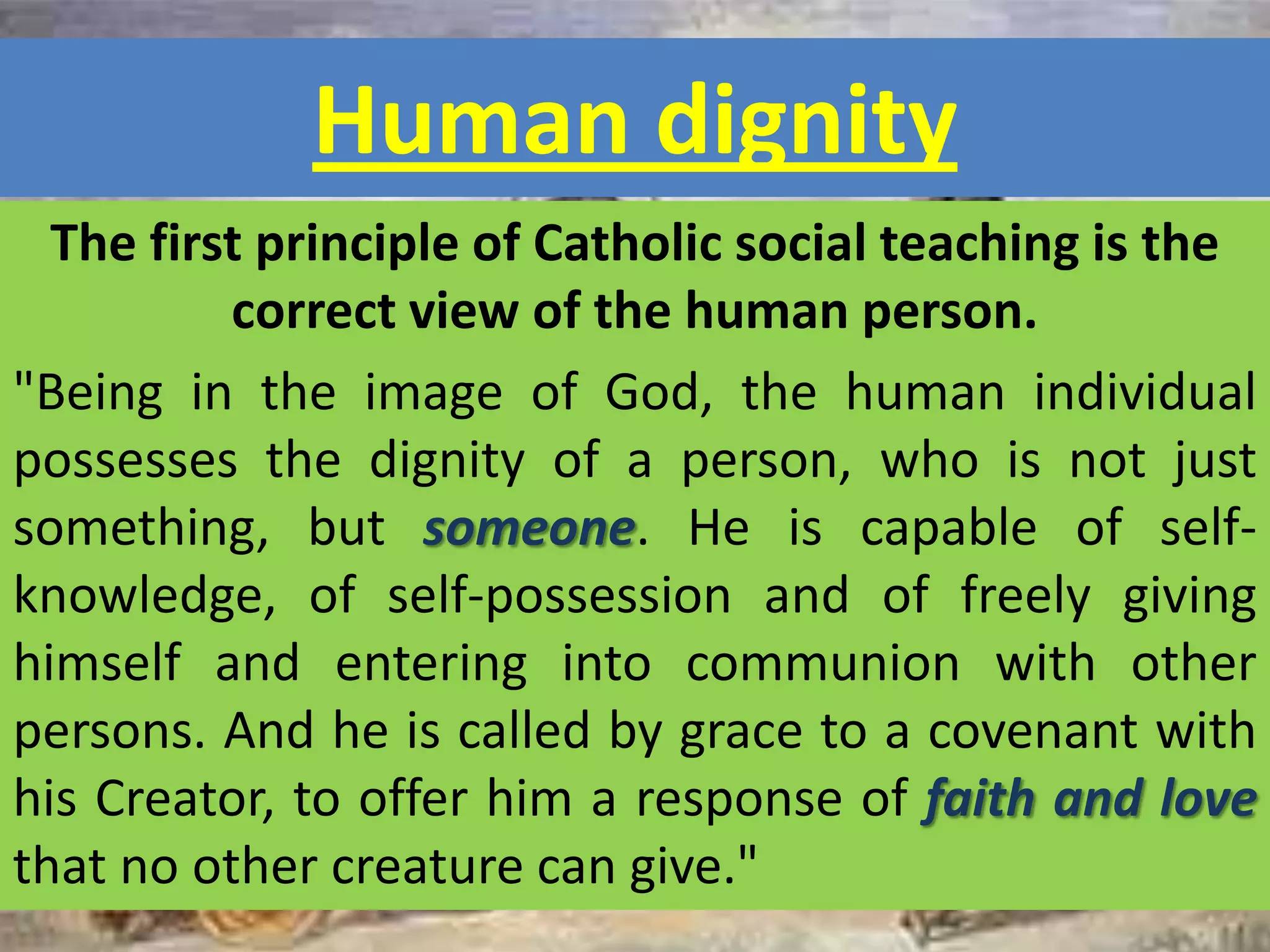 Politics and Catholic social teaching, apayao | PPTX