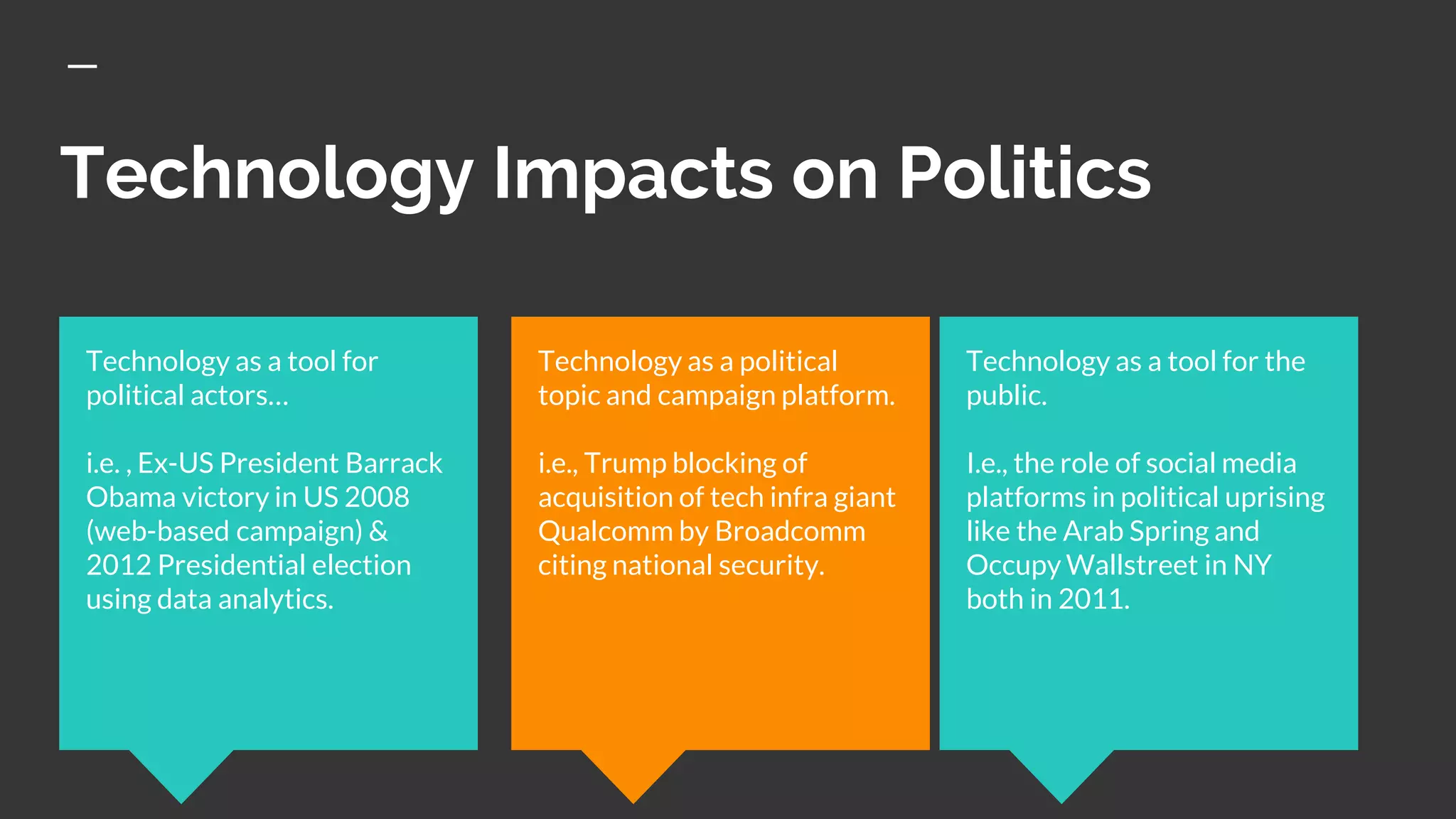 Politics and technology presentation | PDF