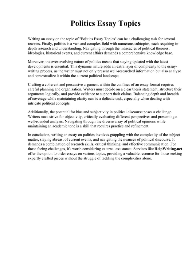 Politics Essay Topics.pdf