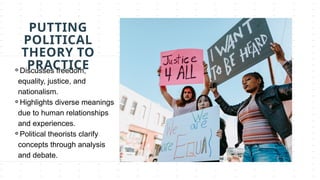 The basics of Political theory, why do we study political theory and ...