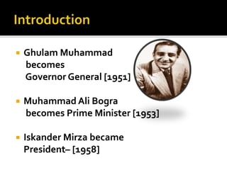 Politics and martial law in pakistan | PPTX