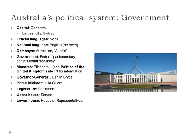 Politics of Australia | PPTX