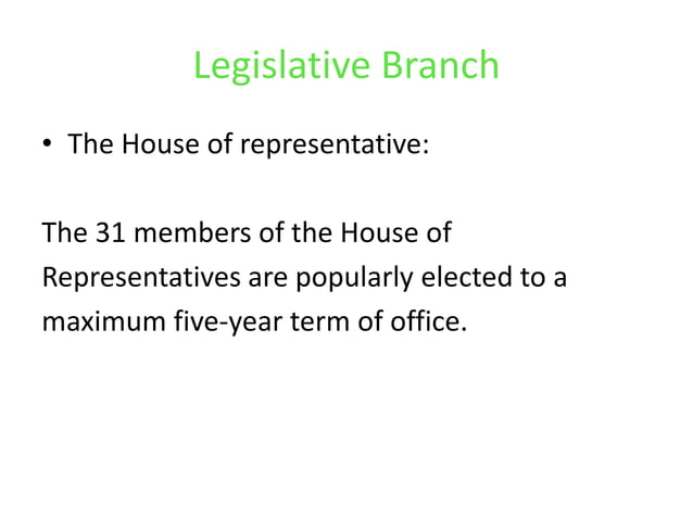 Politics of Belize | PPTX | Law