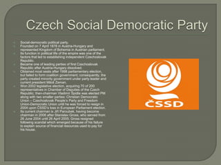 Politics of Czech Republic | PPTX