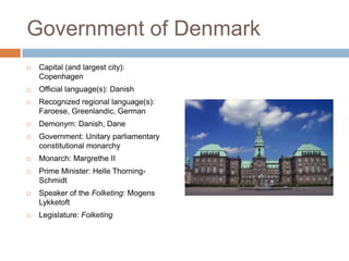 Politics of Denmark | PPTX | Civic affairs | Politics