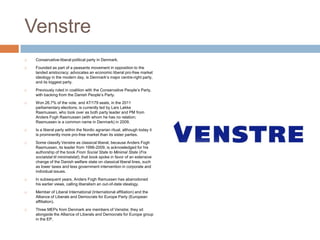 Politics of Denmark | PPTX | Civic affairs | Politics