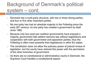 Politics of Denmark | PPTX | Civic affairs | Politics