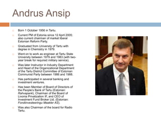 Politics of Estonia | PPTX