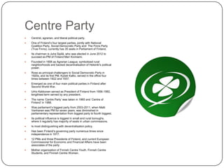 Politics of Finland | PPT