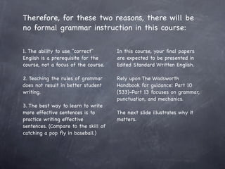 The Politics of Grammar | KEY