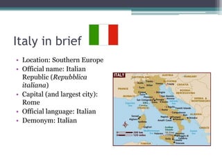 Politics of Italy | PPT