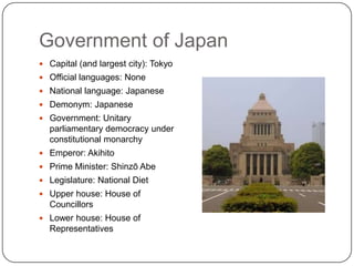 Politics of Japan | PPT | Free Download